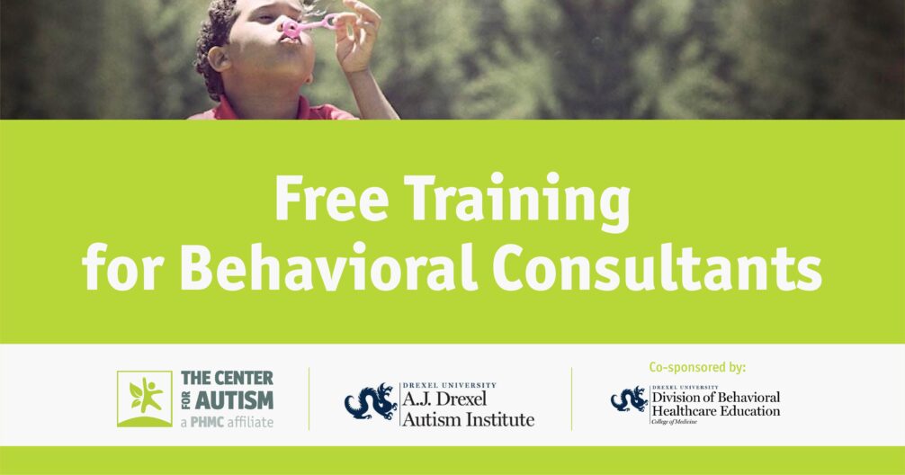 The Center for Autism is hosting a free training for professionals in ...